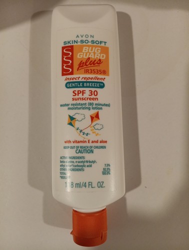 Skin So Soft Bug Guard + IR3535 Gentle Breeze SPF30 Lotion, Sealed, NOS ...