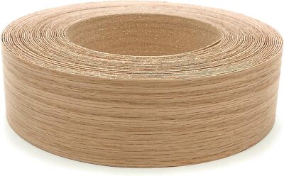 Red Oak 2" X 50' Roll Preglued Wood Veneer Edge Banding Iron on with ...