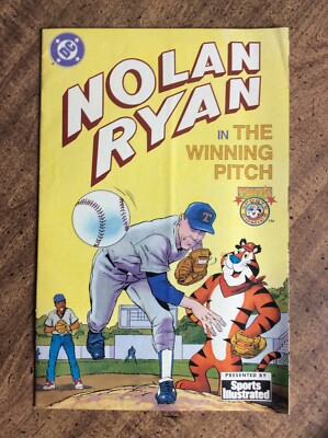 NOLAN RYAN IN "THE WINNING PITCH" COMIC BOOK DC / SPORTS ILLUSTRATED ...