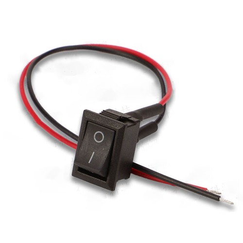 Small Mini On/Off Rocker Switch Rectangle SPST 16A 250V 2 Pin 3 Pin ...