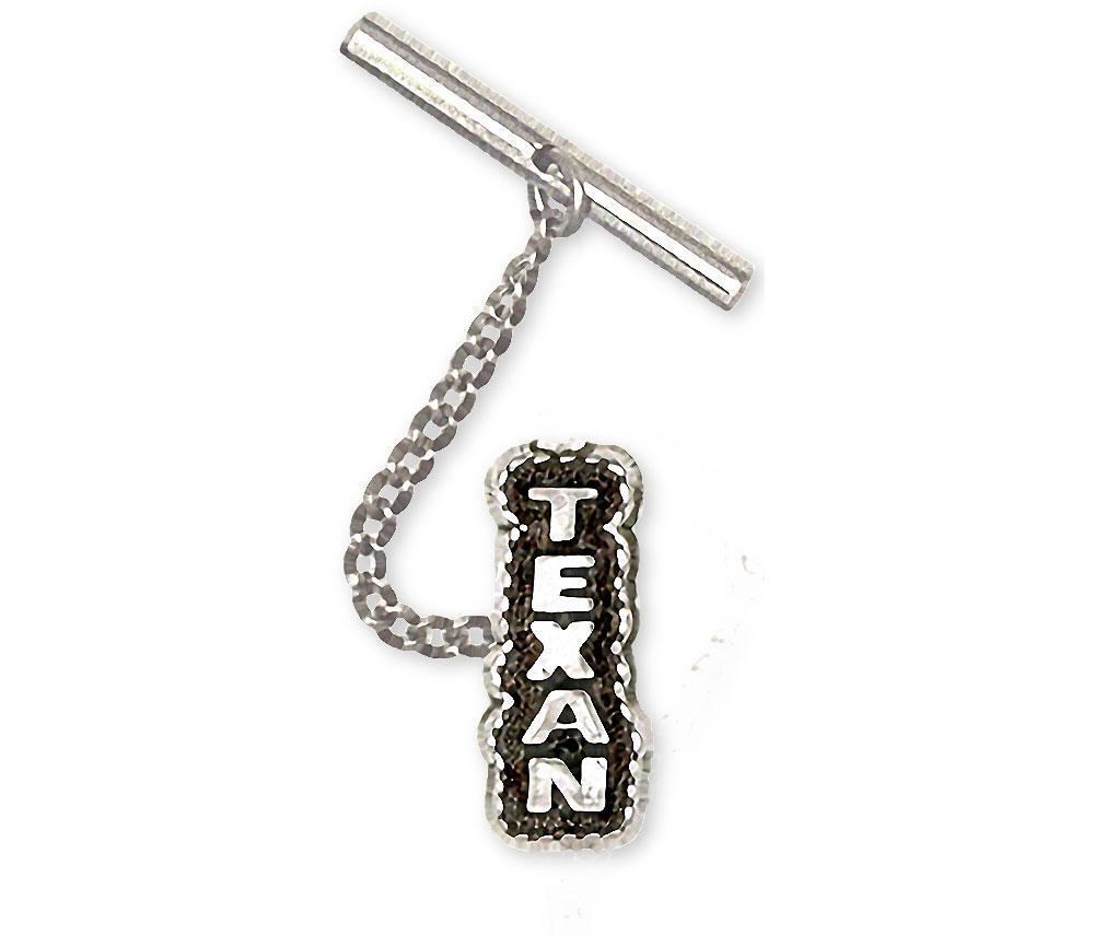 Texan Tie Tack Jewelry Sterling Silver Handmade Texas Tie Tack TXN-TT ...