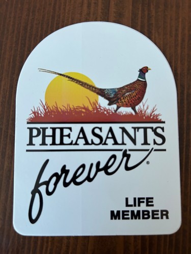 Pheasants Forever Life Member Sticker | eBay