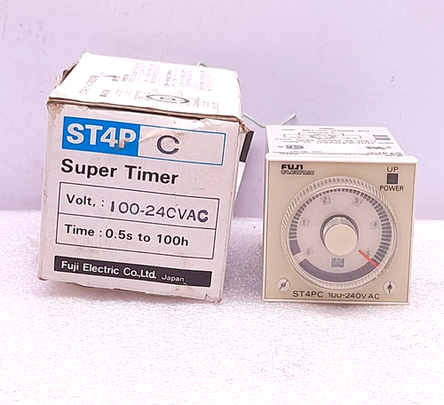 Fuji ST4PC Multi Range Super Timer 100-240VAC 0.5s to 100h | eBay