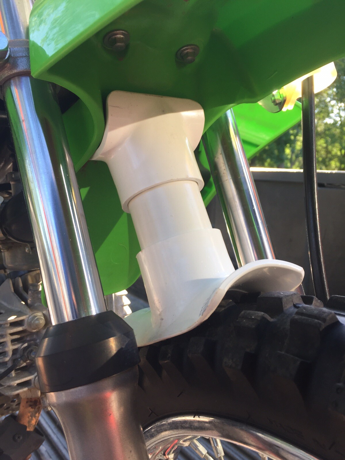 Motorcycle Plastic Fork Saver Brace Support Guard Transport Protector ...