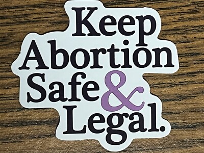 NEW - Abortion Self Stick Decal, Great For Phone, Laptop, Window ...