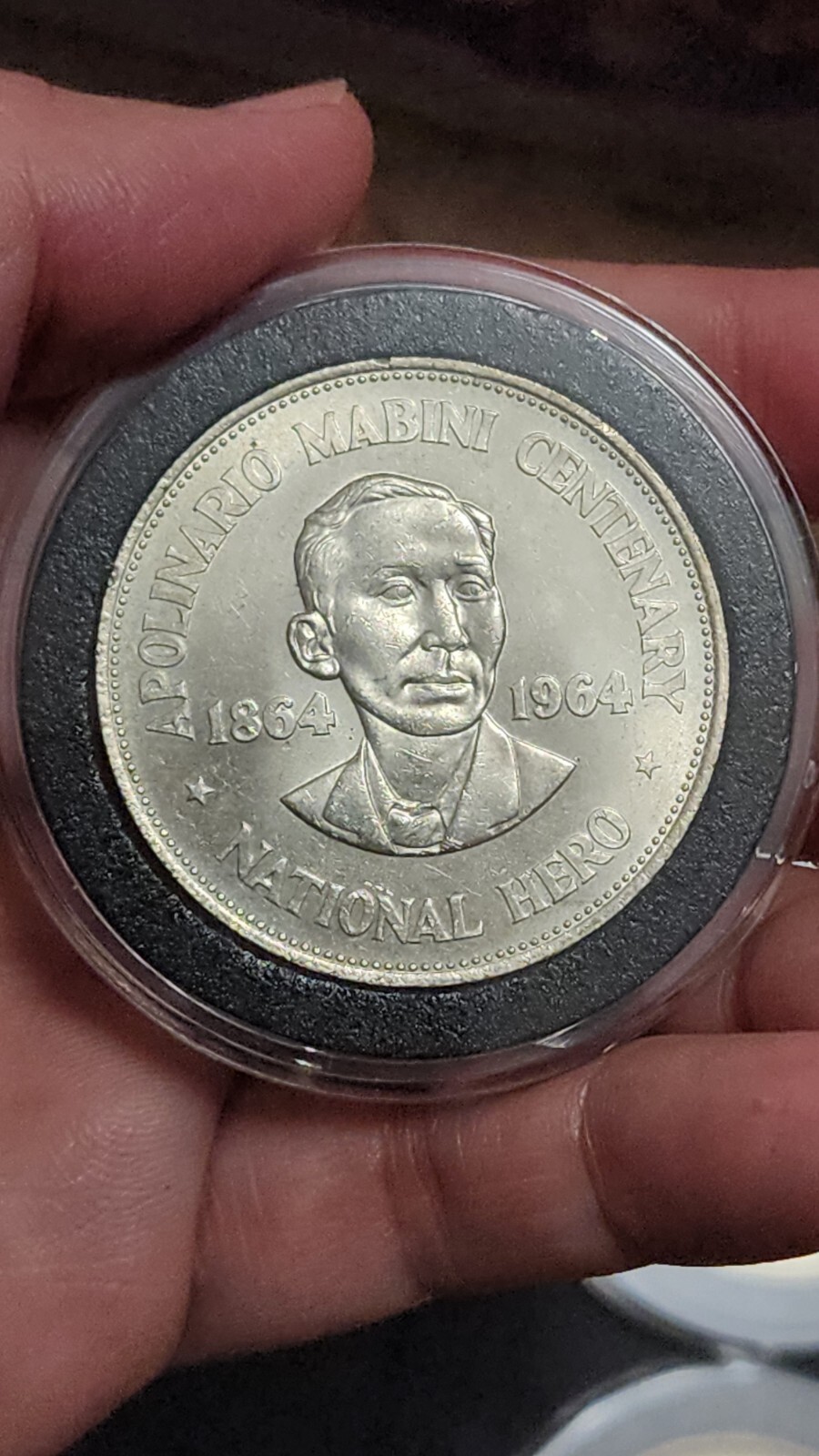 Philippines Silver One Peso Coins.Lot Of 4.Heroes of The Philippines ...