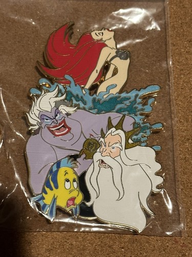 Ariel Little Mermaid Ursula LE 50 Jumbo Fantasy Pin Yoyo The Pinstar ...