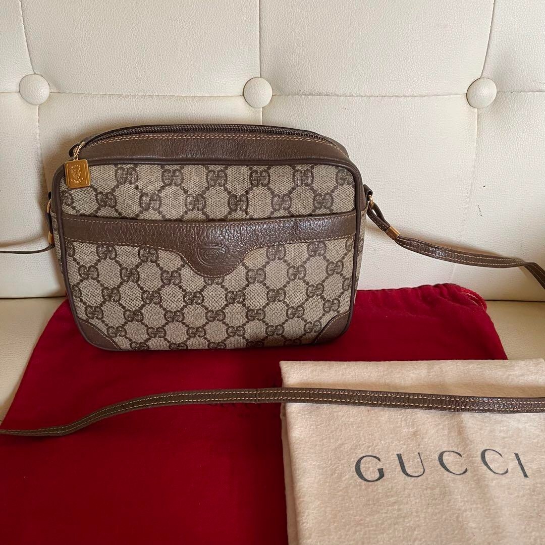GUCCI GG Logo Mini Crossbody Bag Women's PVC Leather … - Gem