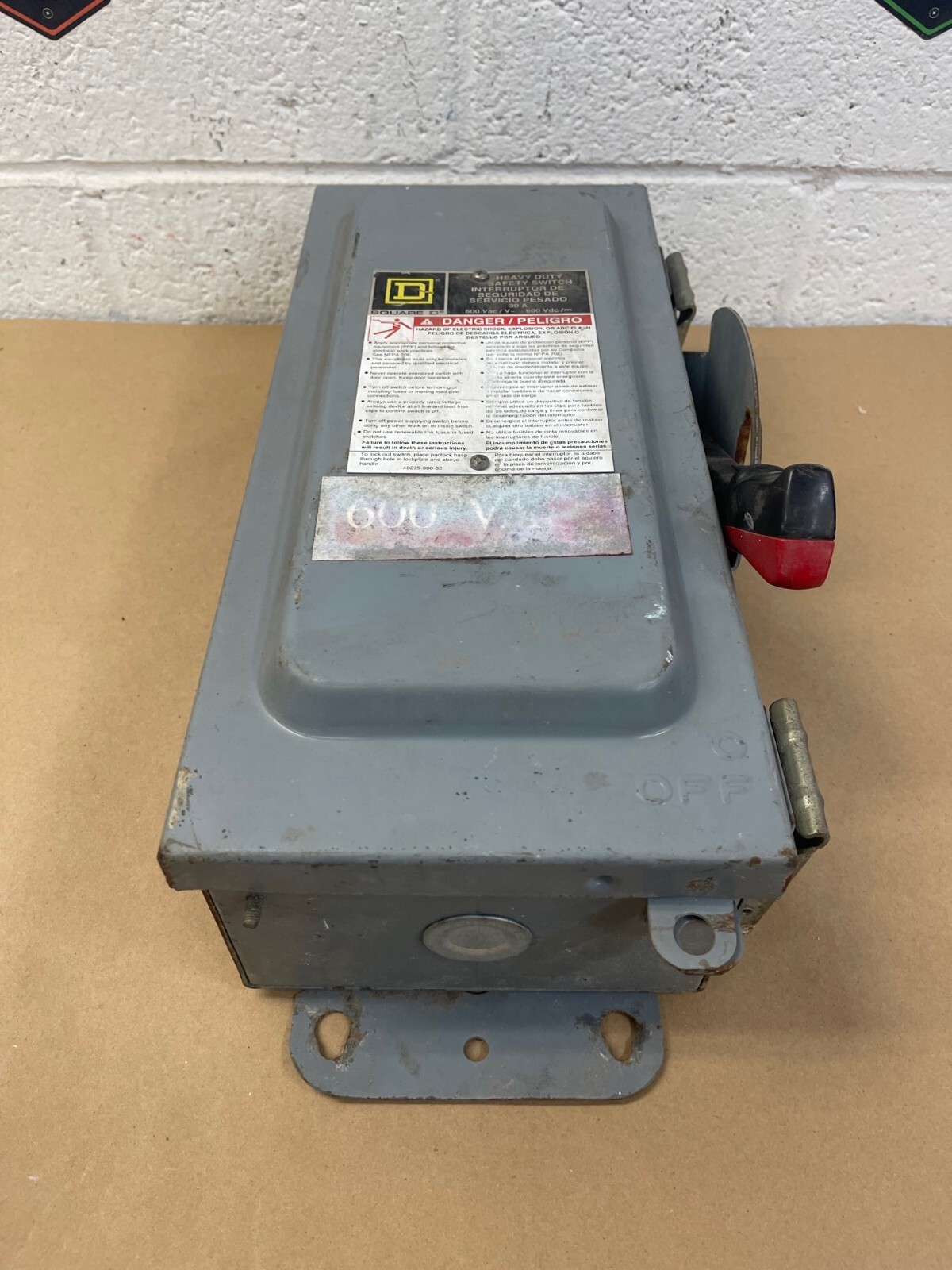 Square D H361AWK Heavy Duty Safety Switch | eBay