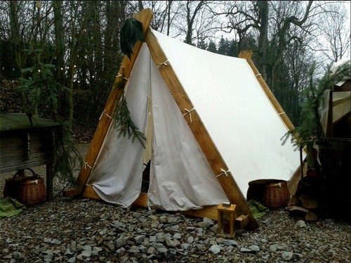Viking Tent Reenactment Wedge Tent Medieval Viking Tent LARP Viking ...
