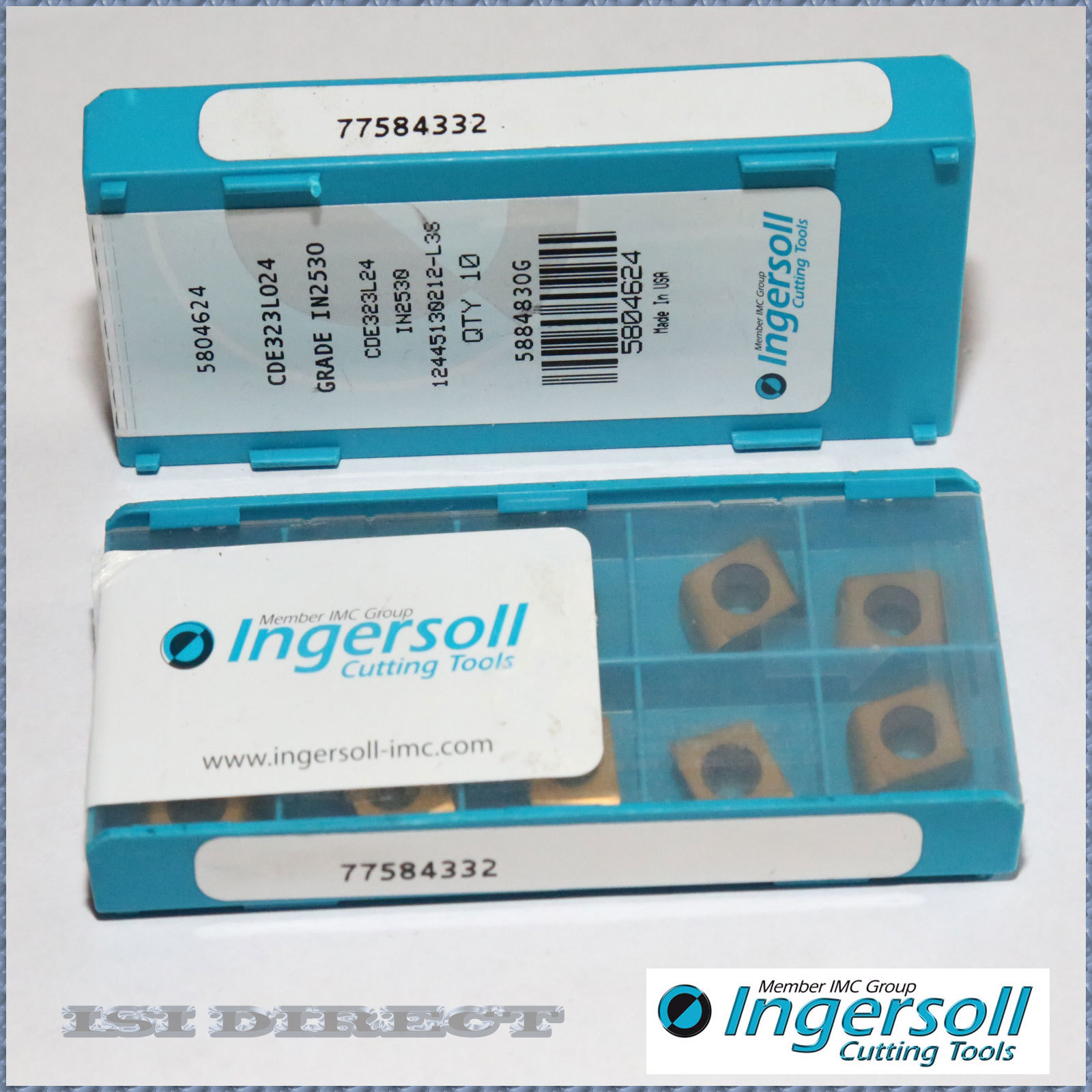 CDE 323L024 IN2540 INGERSOLL *** 10 INSERTS *** FACTORY PACK *** | eBay