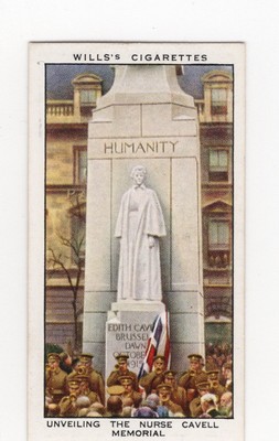 #10 King George V. Unveiling the Nurse Cavell Memorial near Trafalgar ...