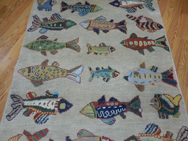 Modernd Fish Sea Animal Designd Rug Turkish Fine Quality 4x6 Ft | eBay