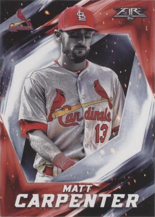 2017 Topps Fire - Matt Carpenter #60 for sale online | eBay