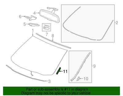 ( 1 ) GENUINE HONDA 91570-TG7-A01 CLIP, SIDE GARNISH-Front Windshield ...