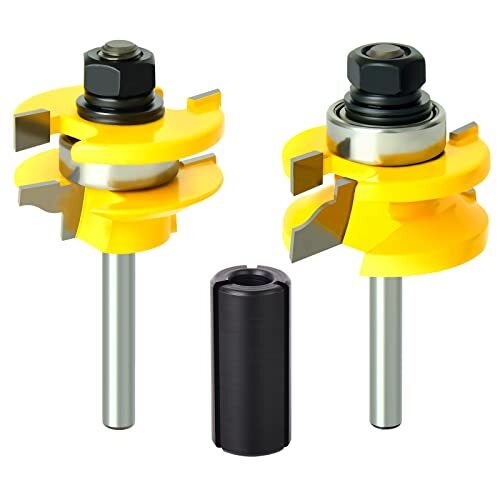 Ogee 2pcs Bit Rail And Stile Router Bit Set 1/4inch Shank 795261002114 ...