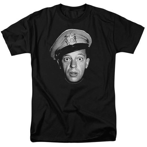 Andy Griffith Show Barney Head T Shirt Mens Licensed Classic TV ...