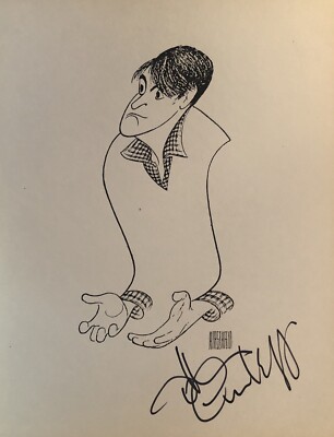 John Curless Signed Al Hirschfeld Print - PROGRESS - Off Broadway | eBay