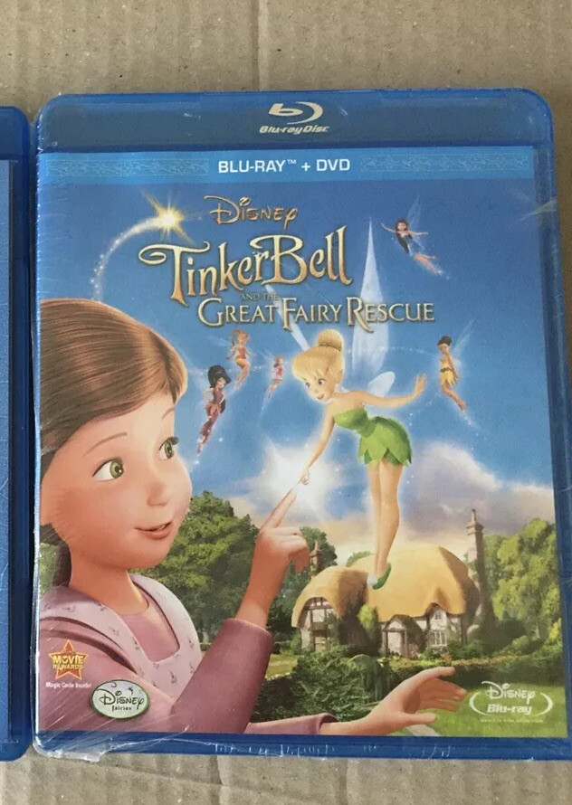 Tinker Bell and the Great Fairy Rescue (Blu-ray/DVD, 2010) Movie NEW ...
