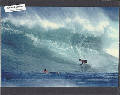 SUNSET BEACH 15 FOOT WAVE, HALEIWA, NORTH SHORE OAHU GICLEE PHOTO ON ...