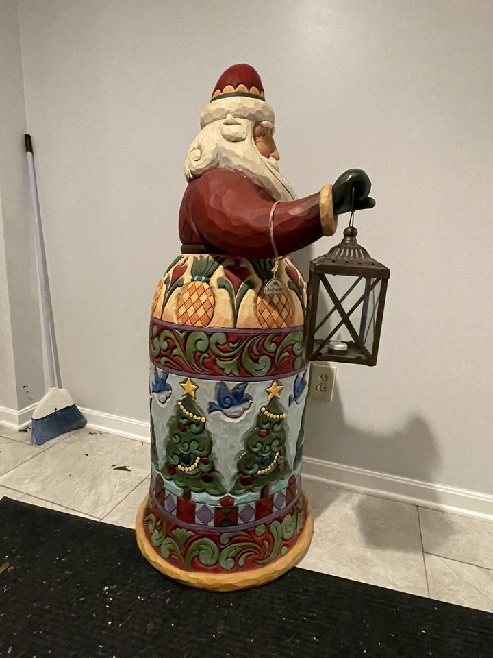 Jumbo Jim Shore Santa Claus, Signed Autographed. Huge Large | eBay