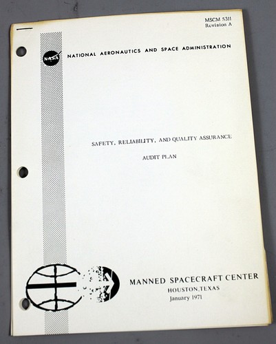 APOLLO PROGRAM Safety Reliability Audit Plan with NASA Engineer ...