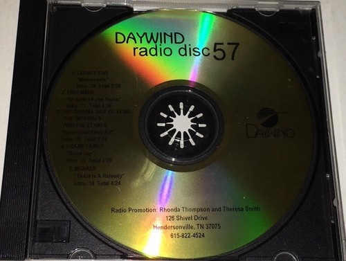 Daywind Radio Disc 57 2004 Southern Gospel Cd 3D3 | eBay