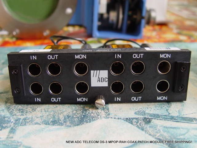 NEW ADC TELECOM DS-3 MPOP-RAH COAX PATCH MODULE FREE SHIPPING! | eBay
