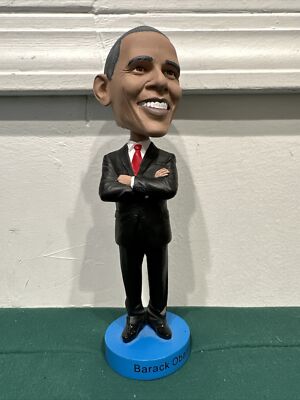 Barack Obama Bobblehead - Royal Bobbles - 44th President - Obama Bobble ...
