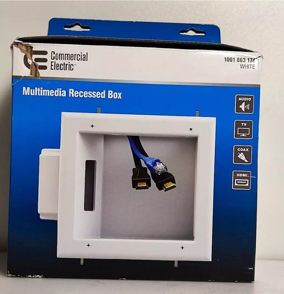 In Wall Recessed Cable Box