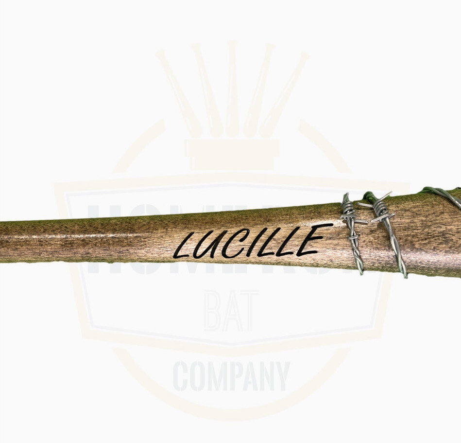 Engraved "LUCILLE" Negan's Replica Bats! The Walking Dead! FREE ...