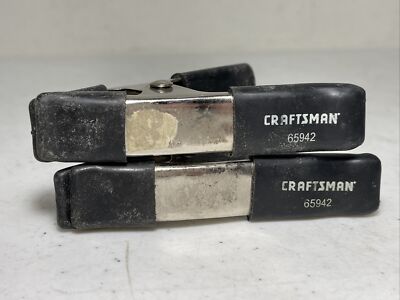 (x2) Lot of Craftsman Spring Clamps Metal Rubber | eBay