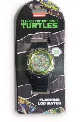 NEW Nickelodeon Teenage Mutant Ninja Turtles Watch, Digital, Flashing ...