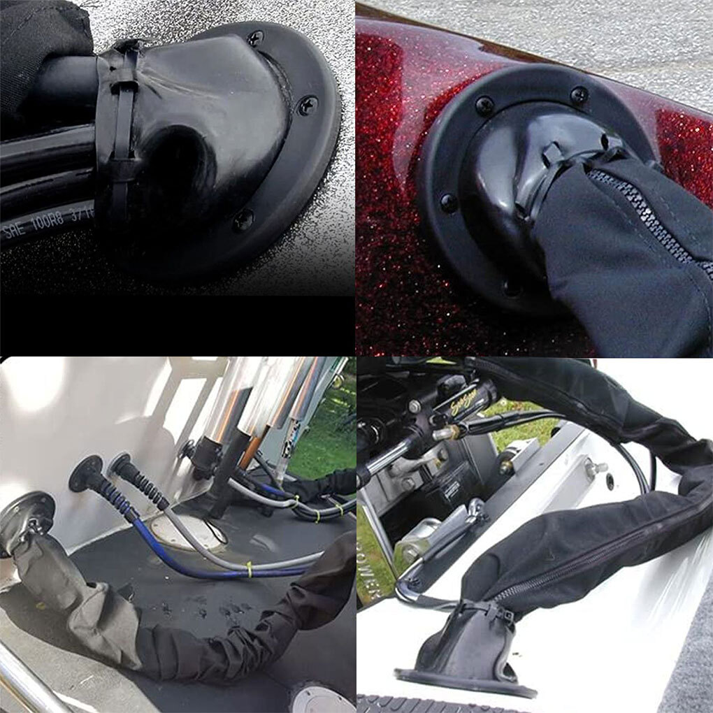 Steering Cable Boot PVC Well Covers Electrical Cables Protector Shroud ...