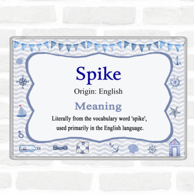 Spike Name Meaning Jumbo Fridge Magnet Nautical | eBay UK