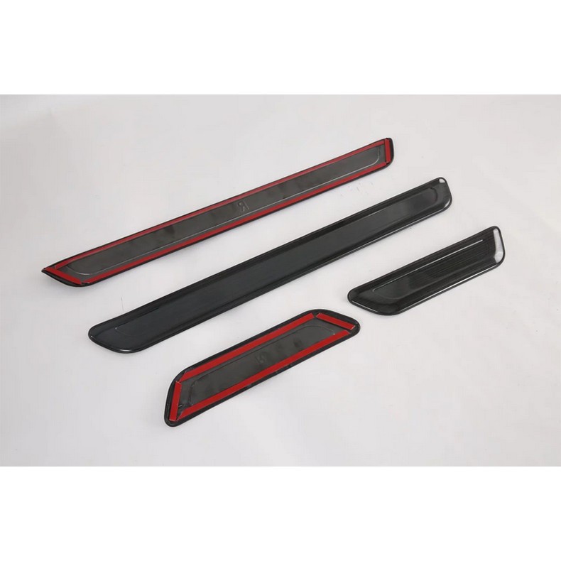 For Kia K5 2021-23 Black steel Door Sill Scuff Plate Guard Protector ...