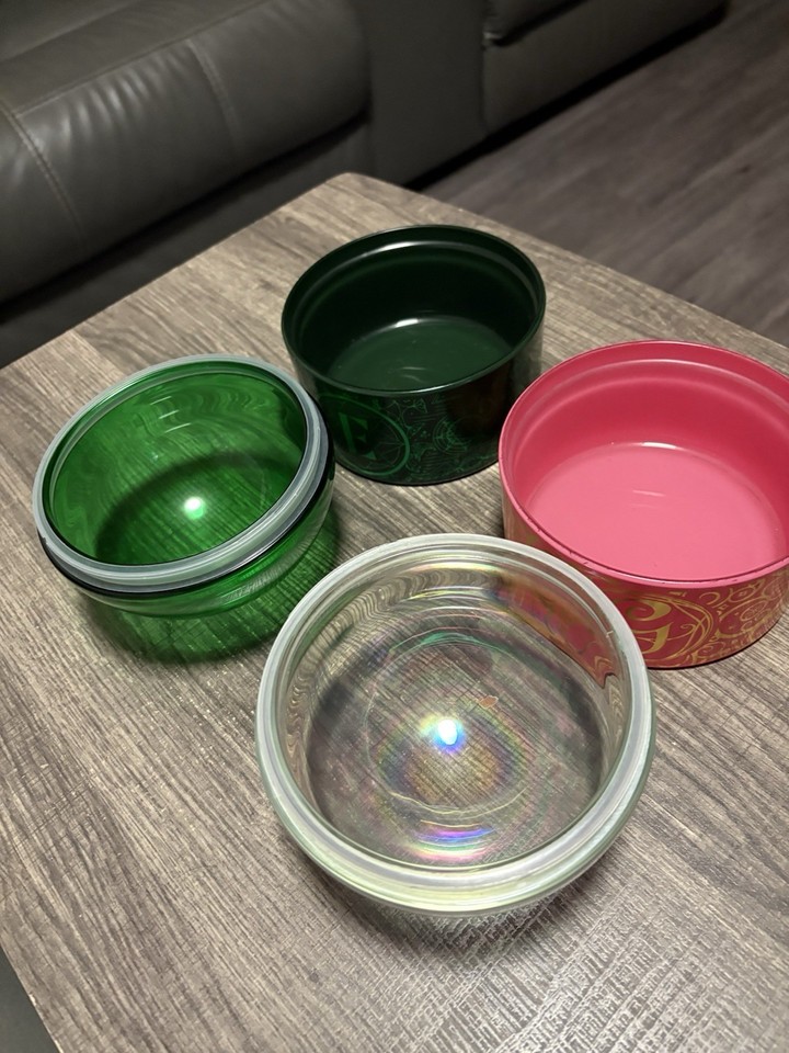 Wicked Glass Canister Set with Lids Set of 2 | eBay