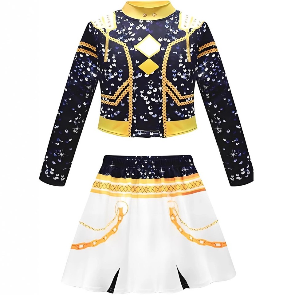 Kids Girls KPop Demon Hunters Costume Rumi Mira Zoey Cosplay Halloween ...