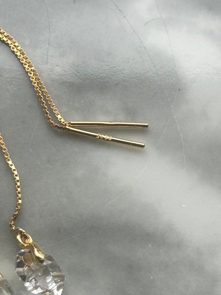 New York Herkimer Diamond American Hook Earrings | eBay Australia