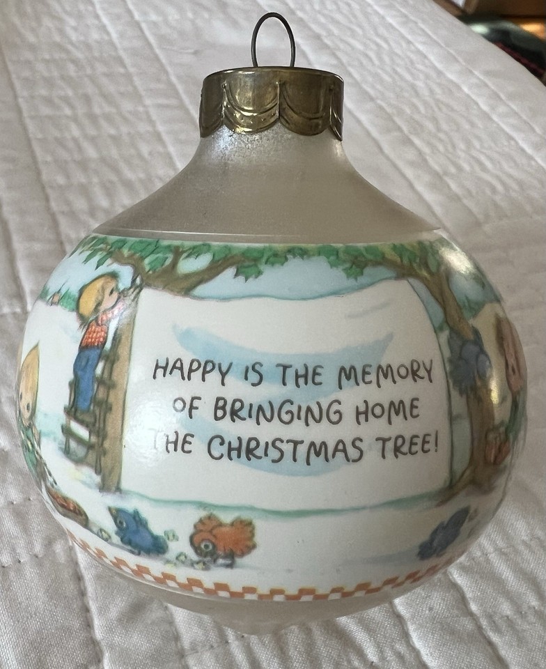 HALLMARK Keepsake Country Betseys Glass Christmas Ornament 1993 Vintage ...