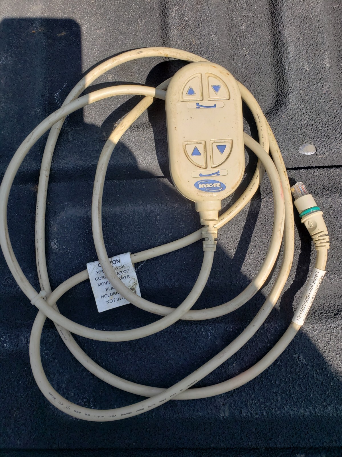 Invacare Semi-electric Hospital Bed Remote Hand Control Pendant Part ...