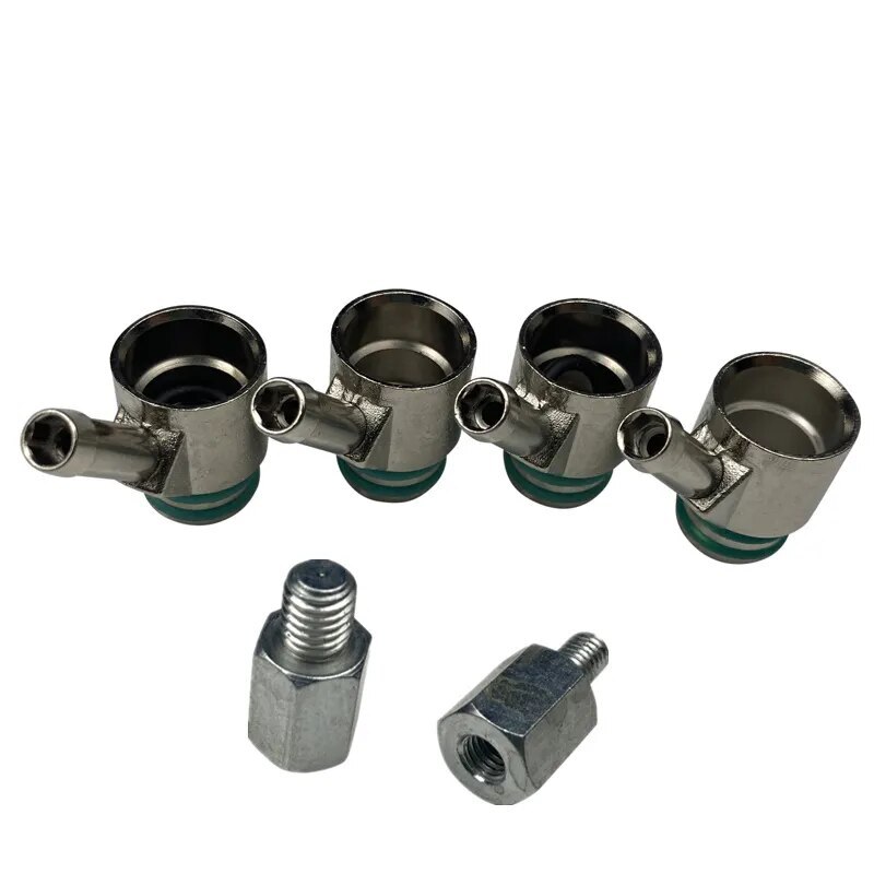 No Holes Injector Adapter for CNG LPG Gas Fuel Car Conversion Kits M6 ...