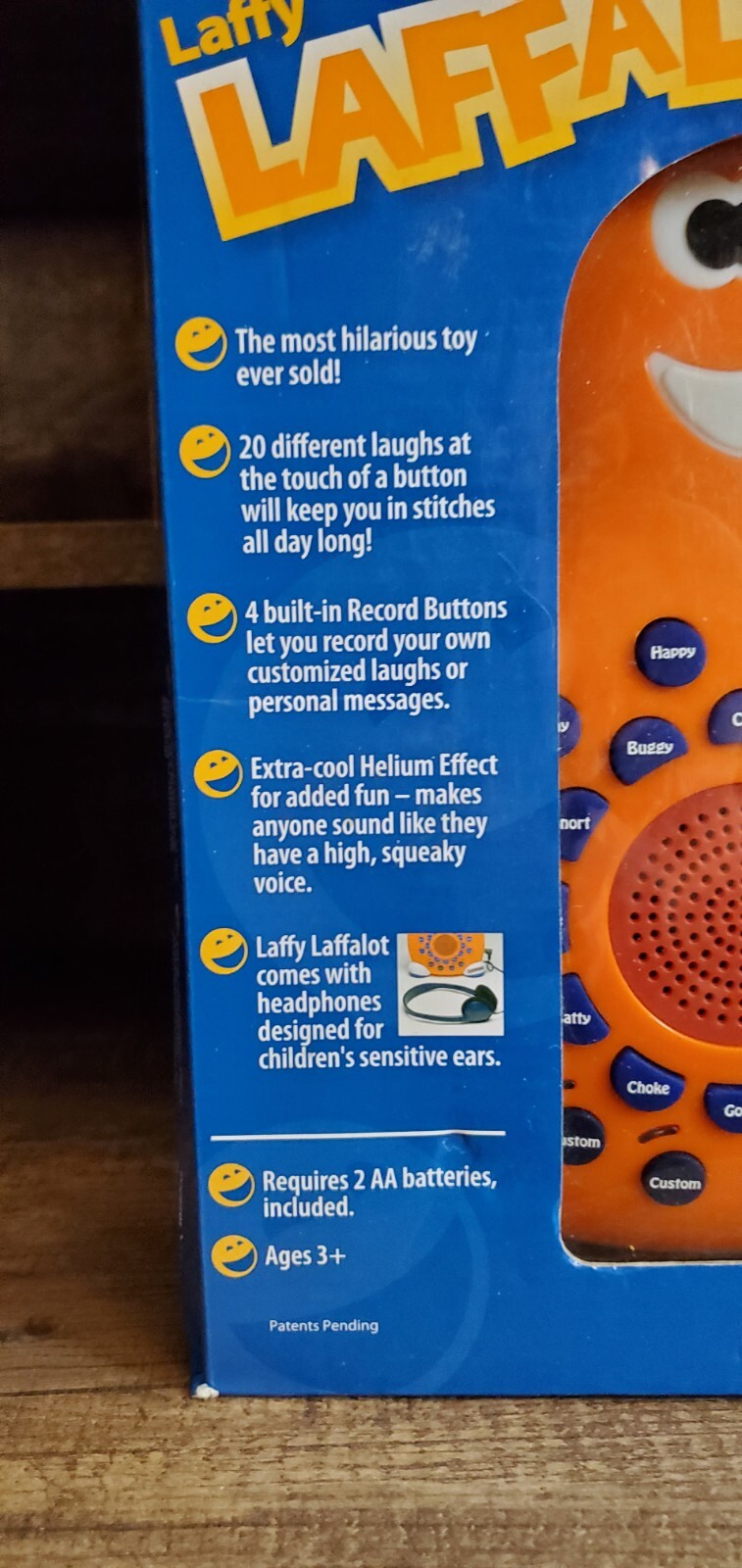 Laffy Laffalot Laughing Fun Machine Toy 20 Programmed Laughs Record ...