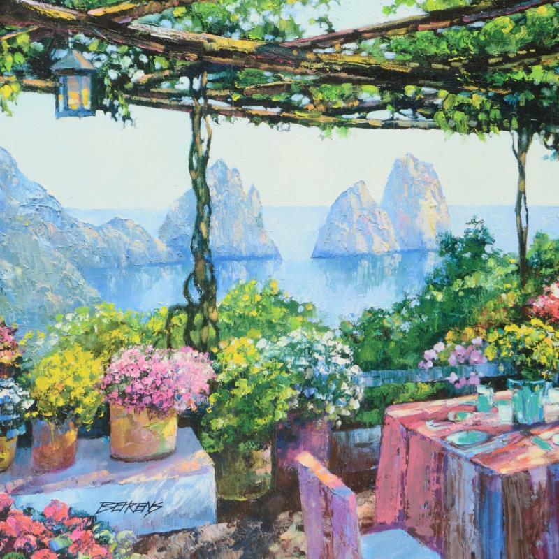 Howard Behrens "Table For Two, Capri" Limited Edition On Canvas COA | eBay