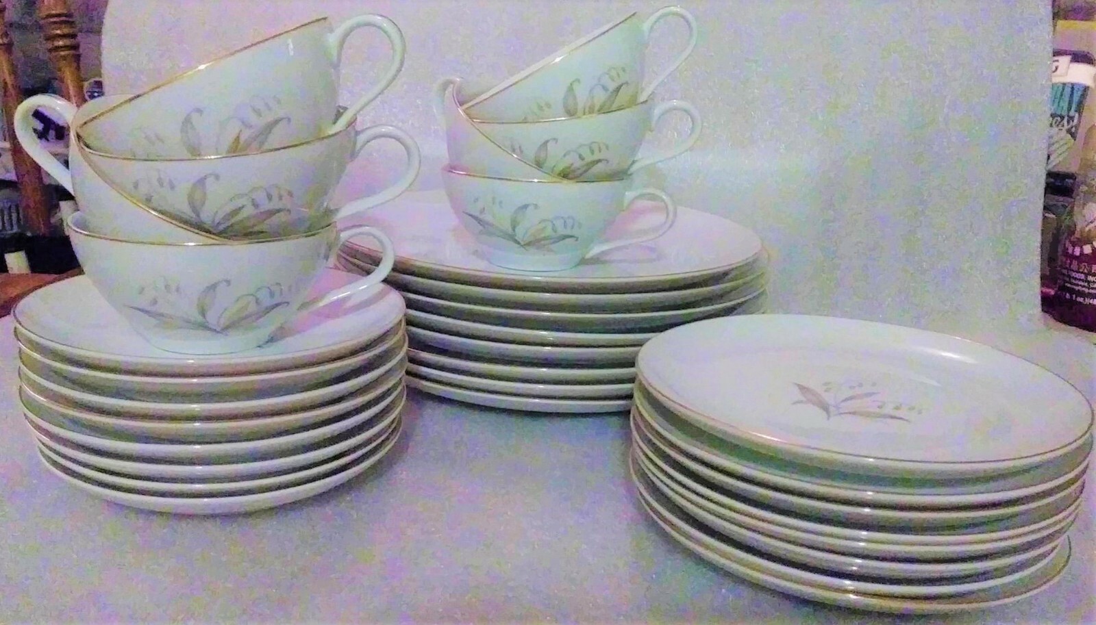 Kaysons Fine China Japan Golden Rhapsody Serving Set for 8, 32 pcs ...