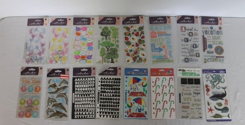 EK Success Sticko & Stickopotamus Stickers Lot 16 Scrapbooking Craft ...