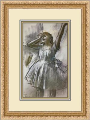 Edgar Degas Tired Dancer Custom Framed Print | eBay