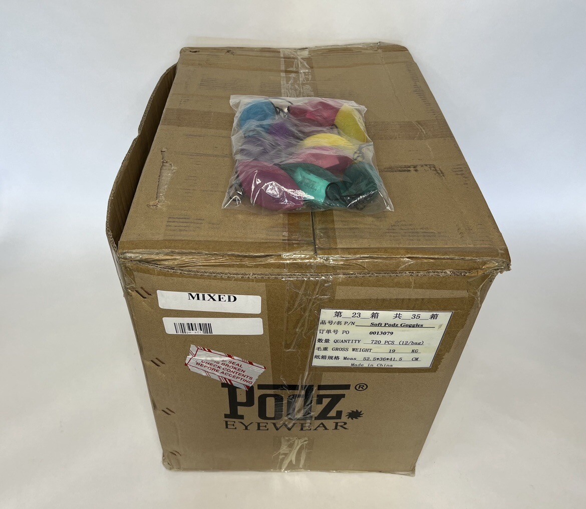 720 Count Full Box- Soft Podz Tanning Bed Goggles Keychain Eyewear ...
