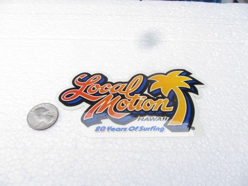 Authentic Vintage HAWAII Local Motion Surfing Sticker Decal ((BEWARE OF ...