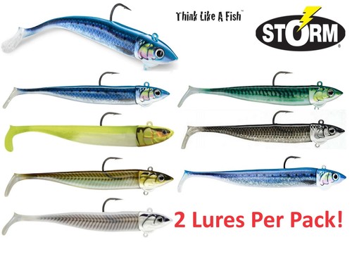 Rapala STORM 360GT Coastal Biscay Minnow Lures 2 P/Pack Sea Fishing ...